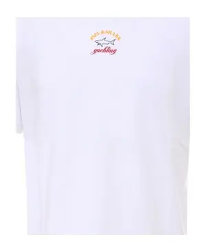 PAUL  SHARK Crew Neck Printed Logo T-shirt
