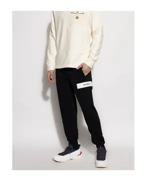 Moncler Logo Printed Drawstring Trousers