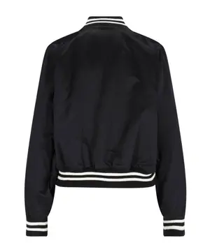 Polo Ralph Lauren Logo Buttoned Bomber Jacket
