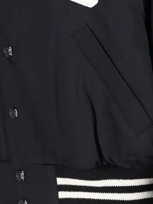 Polo Ralph Lauren Logo Buttoned Bomber Jacket