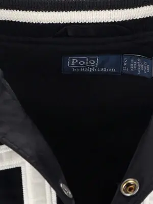 Polo Ralph Lauren Logo Buttoned Bomber Jacket