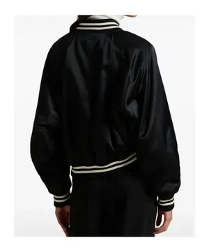 Polo Ralph Lauren Logo Buttoned Bomber Jacket