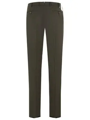 PT TORINO Slim Fit Straight-leg Pants - Black