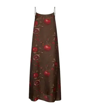 UMA WANG Anaya Dress - Brown