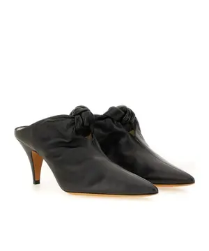 Khaite Rowan Pointed-toe Mules - Black