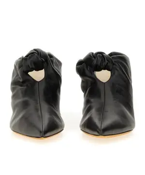 Khaite Rowan Pointed-toe Mules - Black