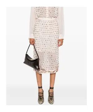 Dries Van Noten Embellished Midi Skirt - No