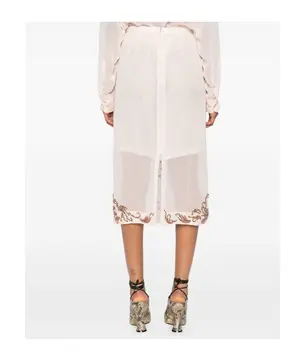 Dries Van Noten Embellished Midi Skirt - No