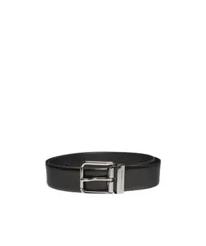 Dolce & Gabbana Polished Classic Belt - Black