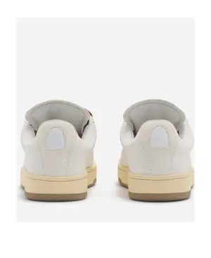 LANVIN Suede Low-top Sneakers With Logo Detailing - Gray