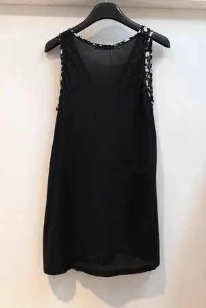 Max Mara Sleeveless V-neck Dress