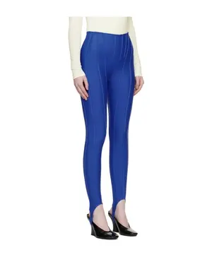 MUGLER Body-fitting Leggings - Blue