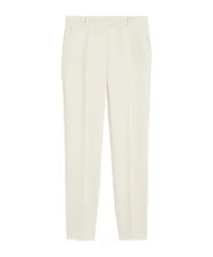 Max Mara Jerta Pressed Crease Pants - Beige