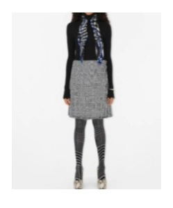 Burberry Scarf-detailed High-neck Ribbed Jumper