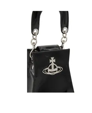 VIVIENNE WESTWOOD Patent Leather Tote Bag