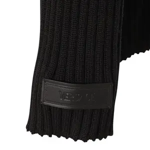Versace Side-slit Crewneck Ribbed Jumper