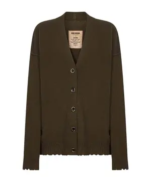 UMA WANG Cashmere Knit Over Cardigan - Black