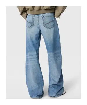 Stella McCartney Mid Waist Relaxed Curve Jeans - Medium Blue