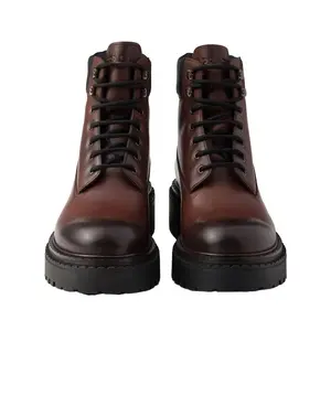 Prada Leather And Re-nylon Work Boots