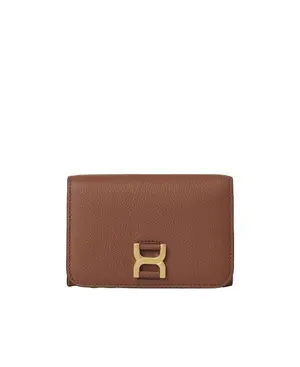 Chloé Marcie Tri-fold Wallet - Brown