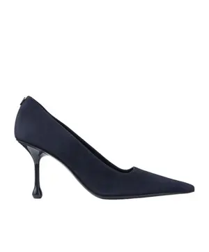 JIMMY CHOO Ixia 80 Pointed Toe High Heel Pumps - Navy Blue