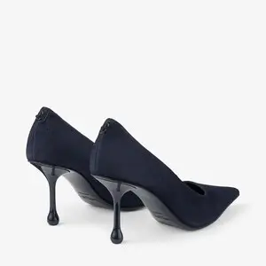 JIMMY CHOO Ixia 80 Pointed Toe High Heel Pumps - Navy Blue