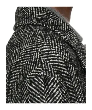 Tagliatore Single-breasted Coat - Black