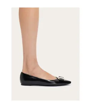 FERRAGAMO Vara Bow Ballet Flats - Black