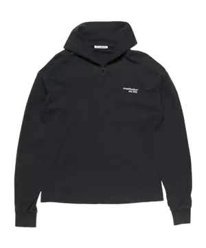 Acne Studios Half Zip Logo Sweatshirt