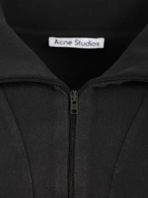 Acne Studios Half Zip Logo Sweatshirt