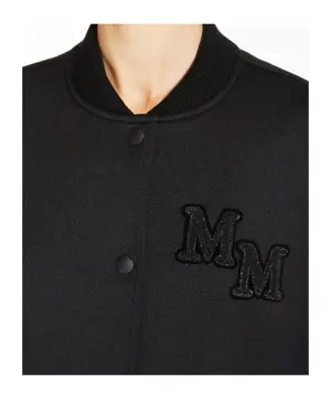 Max Mara Color-blocked Jersey Pilot Jacket
