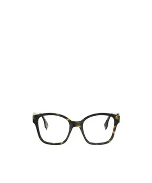 Fendi Geometric Eyeglasses - Black