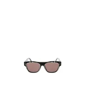 Dior Cd Diamond S10i Rectangle-frame Sunglasses - Nude