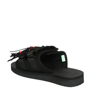 Suicoke Logo Tassel Detail Flip Flops