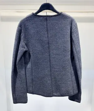 Max Mara Herringbone Long Sleeve Jacket