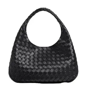 Bottega Veneta Campana Shoulder Bag - Black