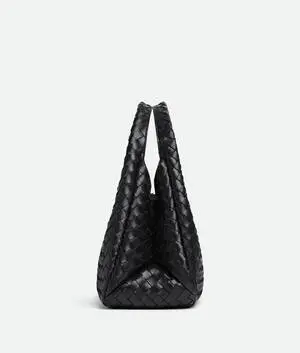 Bottega Veneta Campana Shoulder Bag - Black