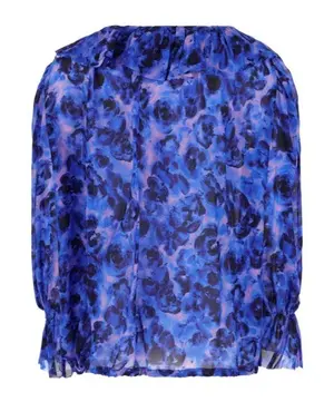 Dries Van Noten Long Sleeve Shirt With Ruffle Detail