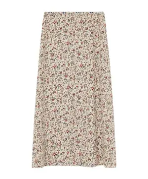 Loro Piana Floral Print Midi Skirt
