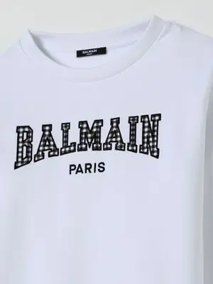 Balmain Logo Embroidered Crewneck Sweatshirt