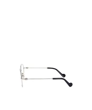 Moncler Pilot Frame Eyeglasses - White
