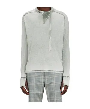 DIESEL® Ribbed Cut-out Knitted Sweater