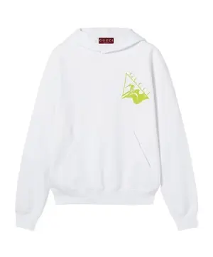 Gucci Cotton Jersey Printed Sweatshirt - White