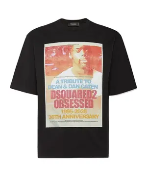 Dsquared2 Graphic Printed Crewneck T-shirt