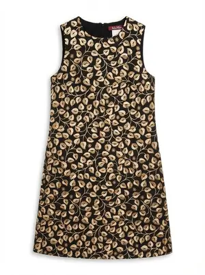 Max Mara Sleeveless Graphic Detail Dress