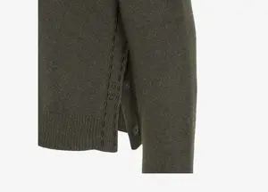 Fendi Long-sleeved Knitted Turtleneck Jumper - Green