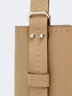 Max Mara Medium Arketipo Leather Bag - Mud Color
