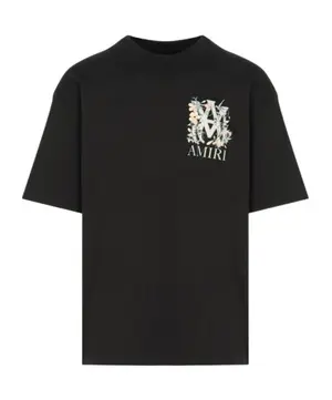 Amiri Ma Floral Printed Crewneck T-shirt