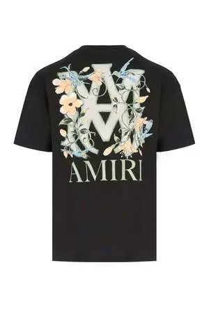 Amiri Ma Floral Printed Crewneck T-shirt