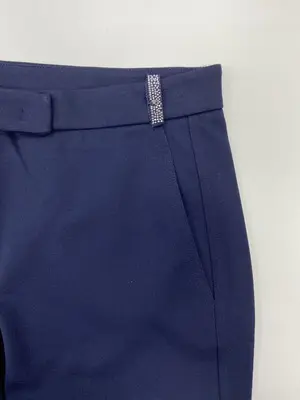 Max Mara Tailored Casual Pants With Side Pockets - Black
